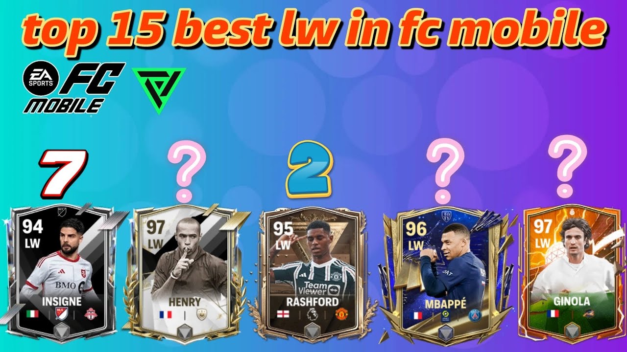 FC MOBILE TOP 15 BEST LW IN THE GAME - YouTube