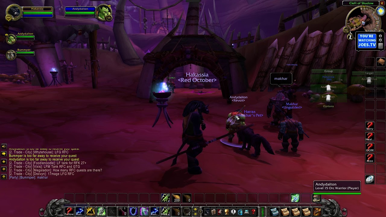 WoW Classic: Healing Ragefire Chasm - YouTube