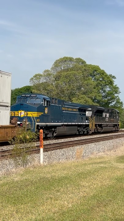 Norfolk Southern’s newest heritage unit! (As of May 2025) NS 4851 “TAG” unit! #trains # ...