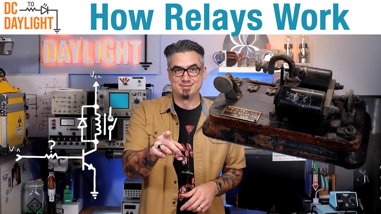 How Electromechanical Relays Work - DC to Daylight - YouTube