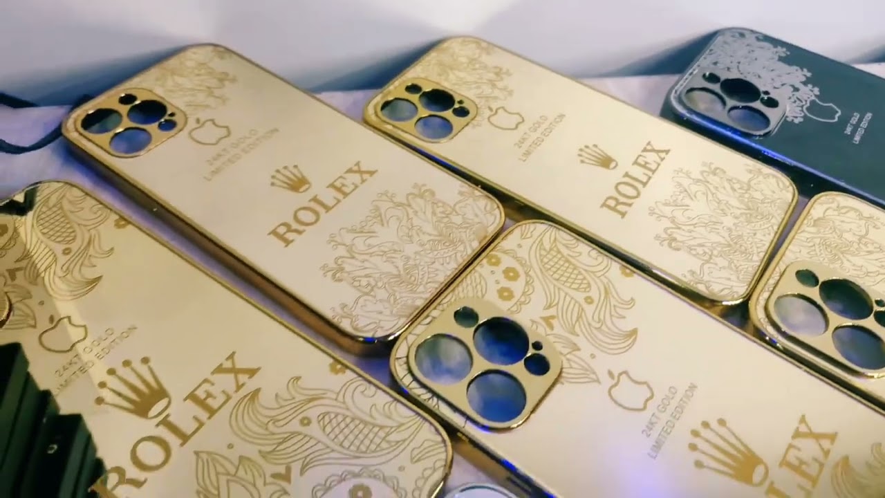 iPhone Rolex Gold Edition Cover - YouTube
