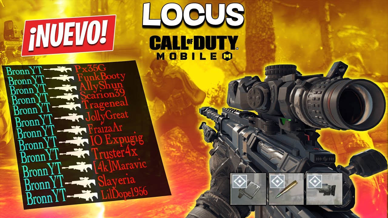 ¡La MEJOR CLASE para la LOCUS en COD MOBILE! | Bronn - YouTube