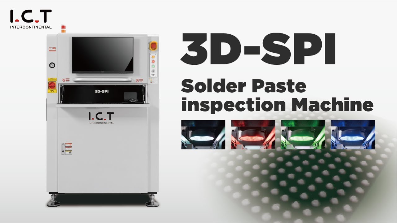 I.C.T SPI Machine Demo | Improve SMT Line Yield with Precise Solder ...