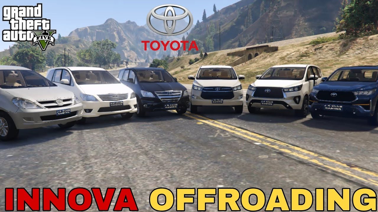 GTA 5 : INNOVA OFFROADING IN GTA 5 - YouTube