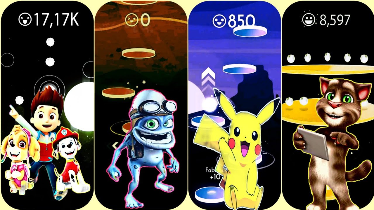 Paw Petrol -Crazy Frog -Pikachu -Talking Tom- Edm Rush by -@BAIDU ...