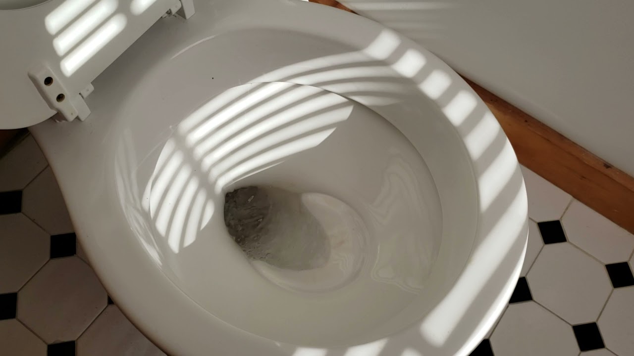 [40] Unknown 1993 American Standard open rim toilet - YouTube