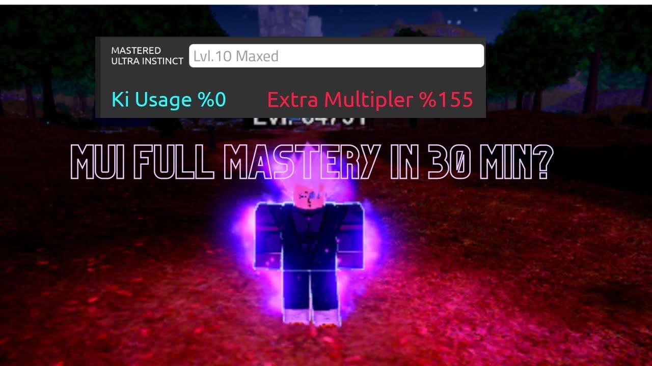 Best way to master ultra instinct dragon ball evolution | DBE Roblox ...