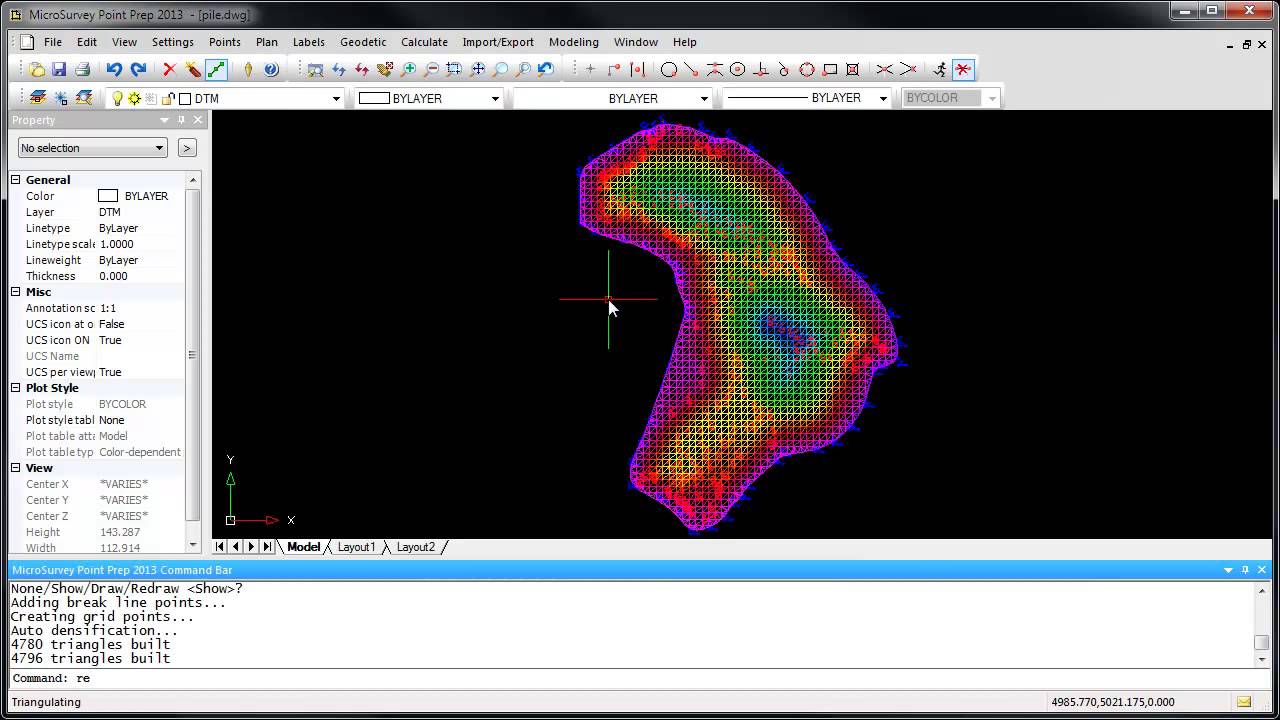 MicroSurvey Point Prep - DTM Surface Modeling - YouTube