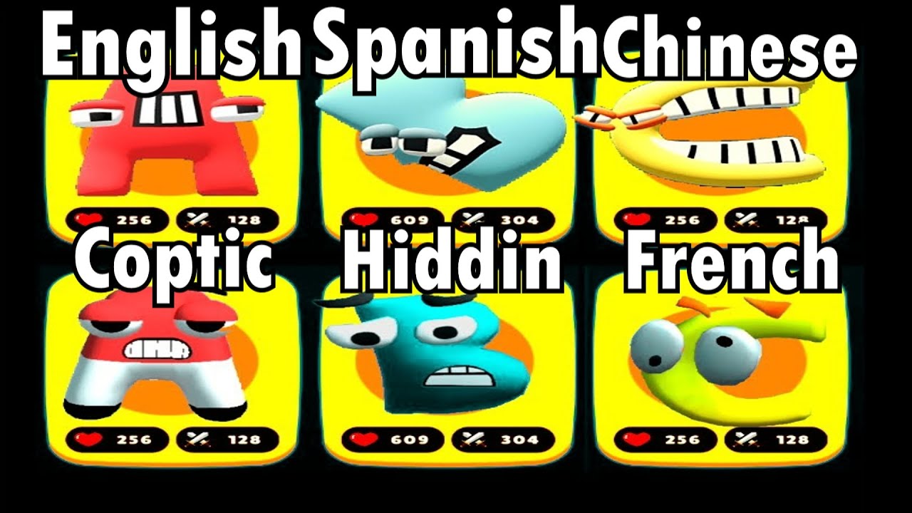 ALL Alphabet lore but it's different languages! (Full Version) - YouTube