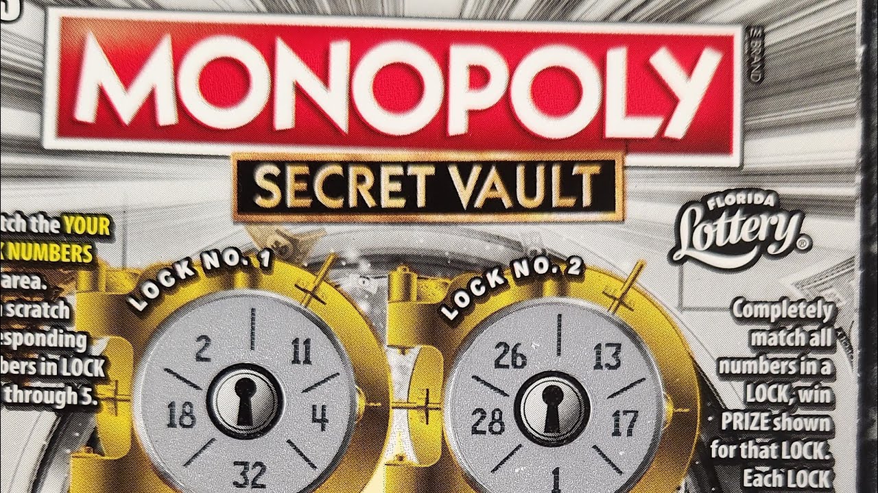 Florida Lottery introduces new Monopoly Secret Vault scratch-off games ...