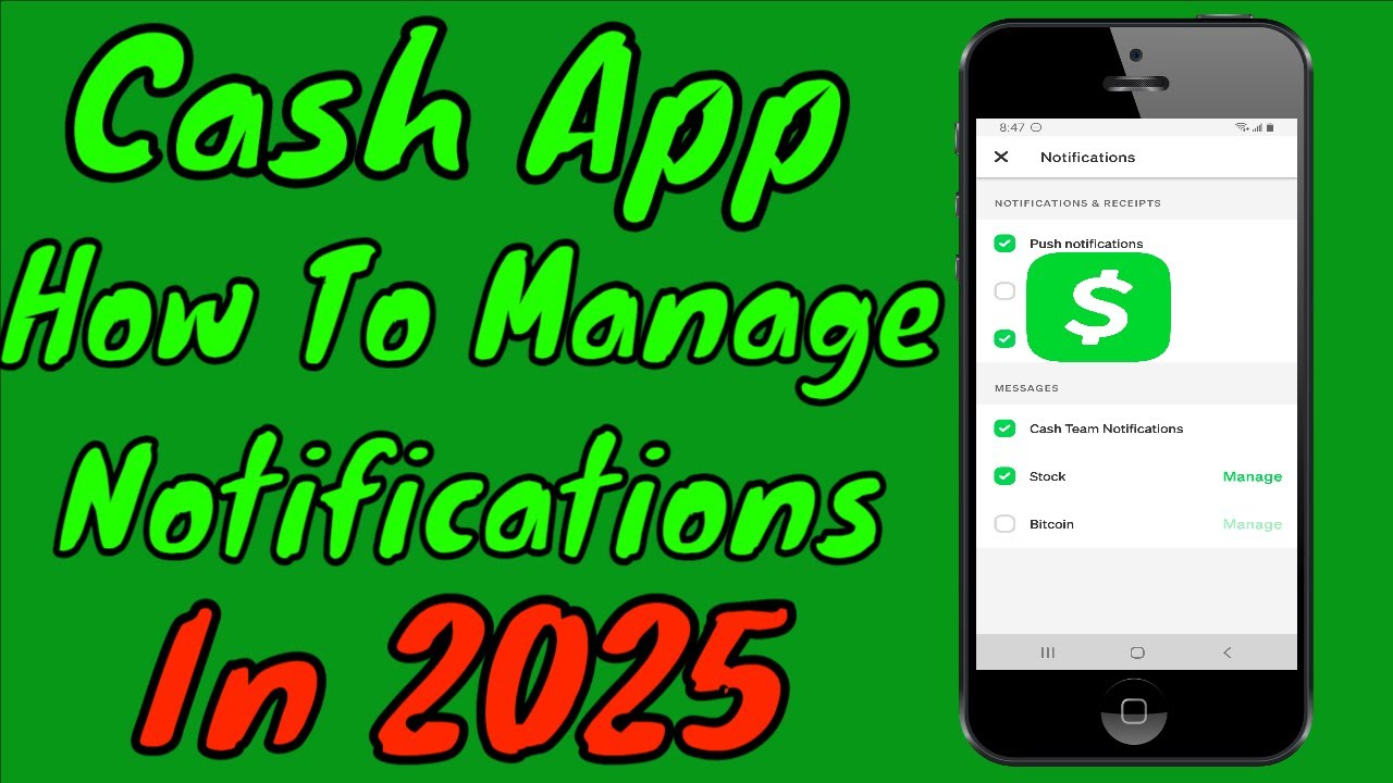 Cash App How To Turn Notifications On Or Off In 2025 - YouTube