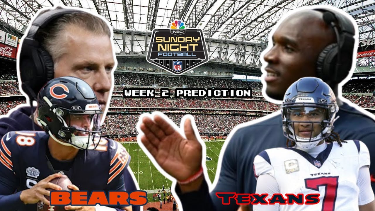 Houston Texans @ Chicago Bears SNF Tecmo Super Bowl Prediction #dabears ...