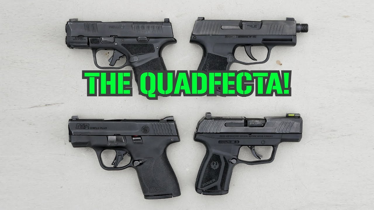 P365 vs Hellcat vs MAX-9 vs Shield Plus - YouTube