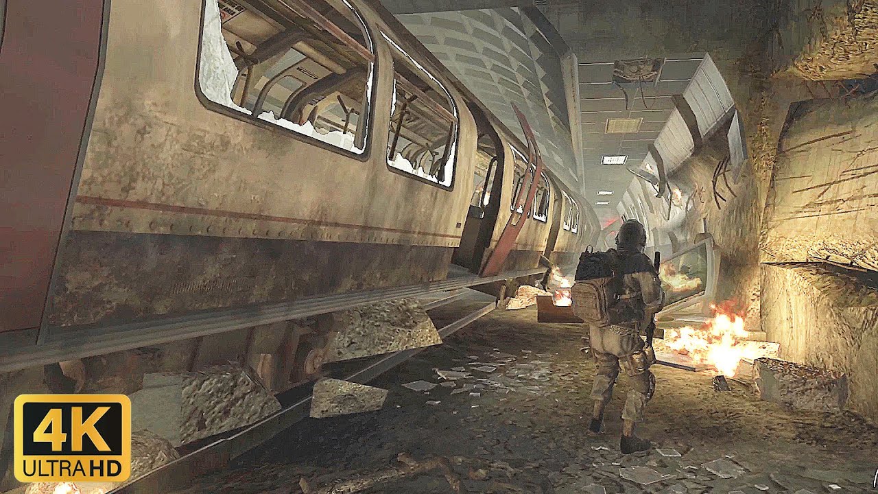 WESTMINSTER STATION | London Underground Chase Scene | Call of Duty ...