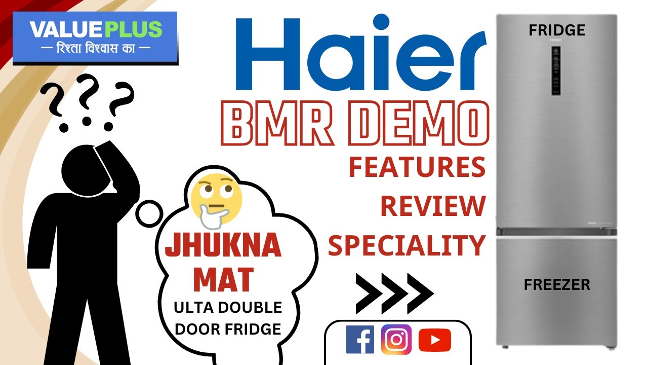 Haier BMR Refrigerator: All-in-One Ref Review Features - YouTube