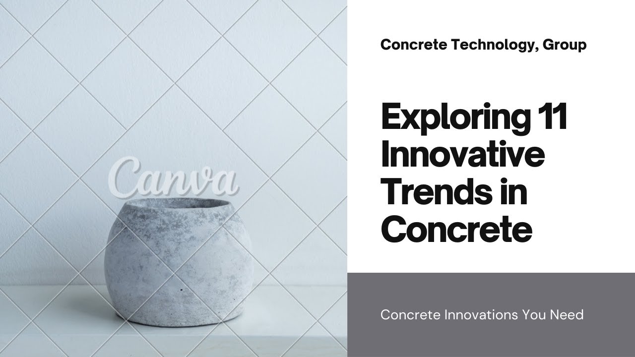 11 Groundbreaking Trends Shaping the Future of Concrete Technology ...