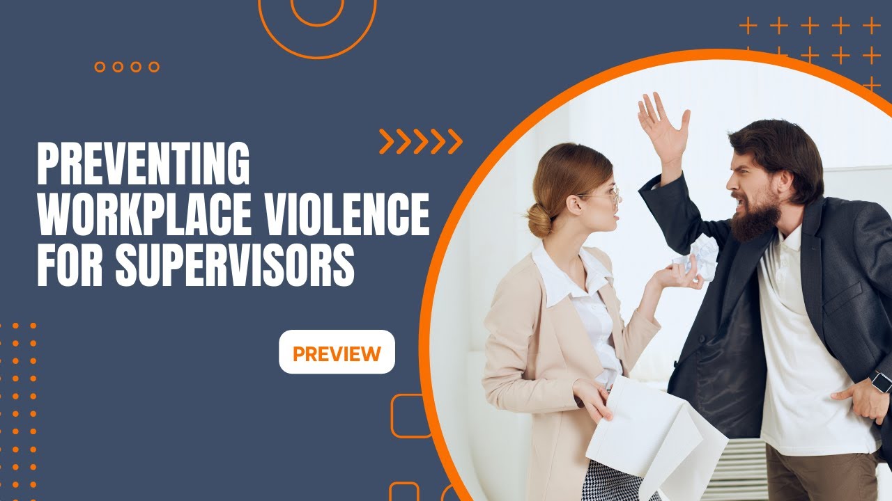 Preventing Workplace Violence For Supervisors (Safety Training Preview) - YouTube