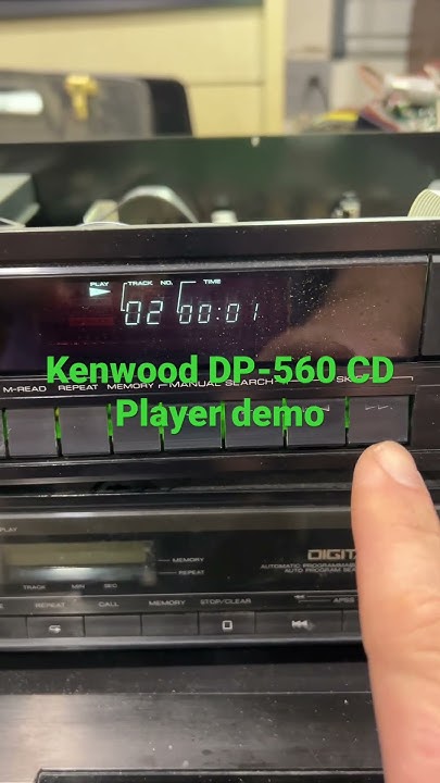 Kenwood DP-560 CD Player - YouTube