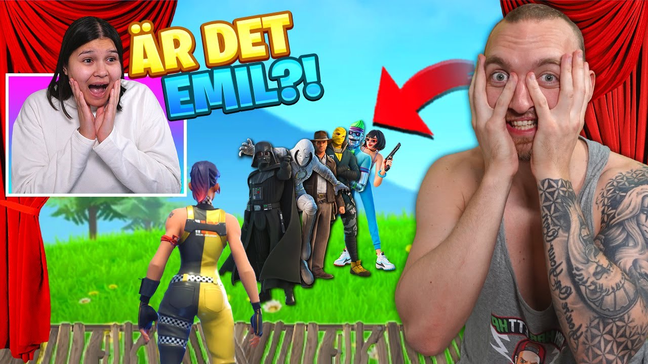 JAG GÅR UNDERCOVER I MIN FLICKVÄNS SKIN CONTEST I FORTNITE OCH DET ...