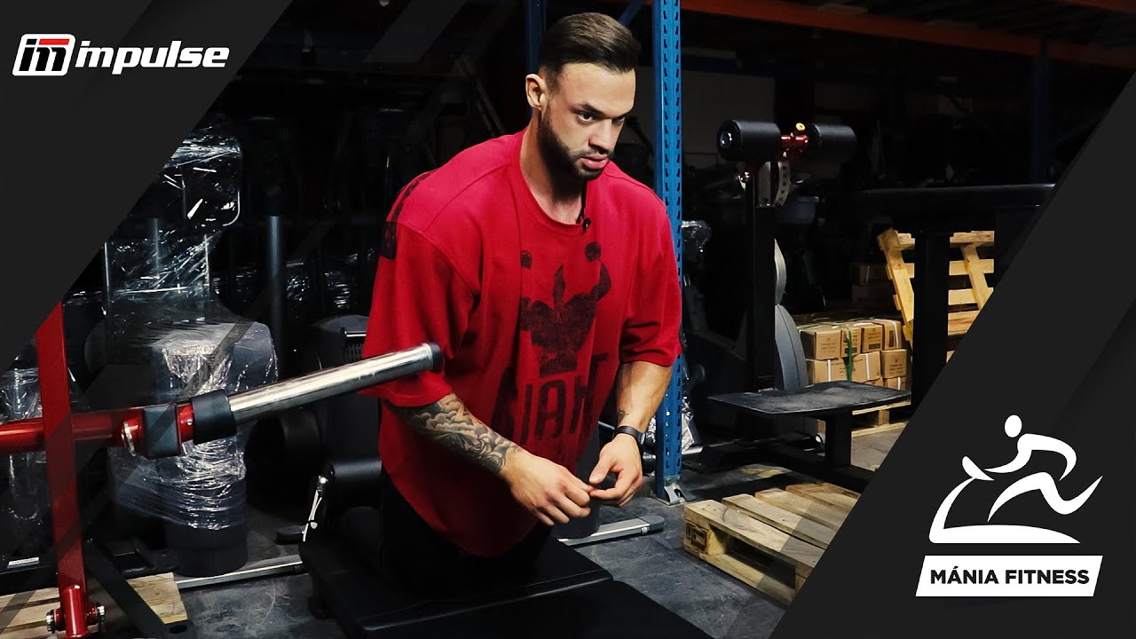 Füstös Tamás IFBB PRO - Impulse HSP7053 Leg Curl - Combhajlító - YouTube
