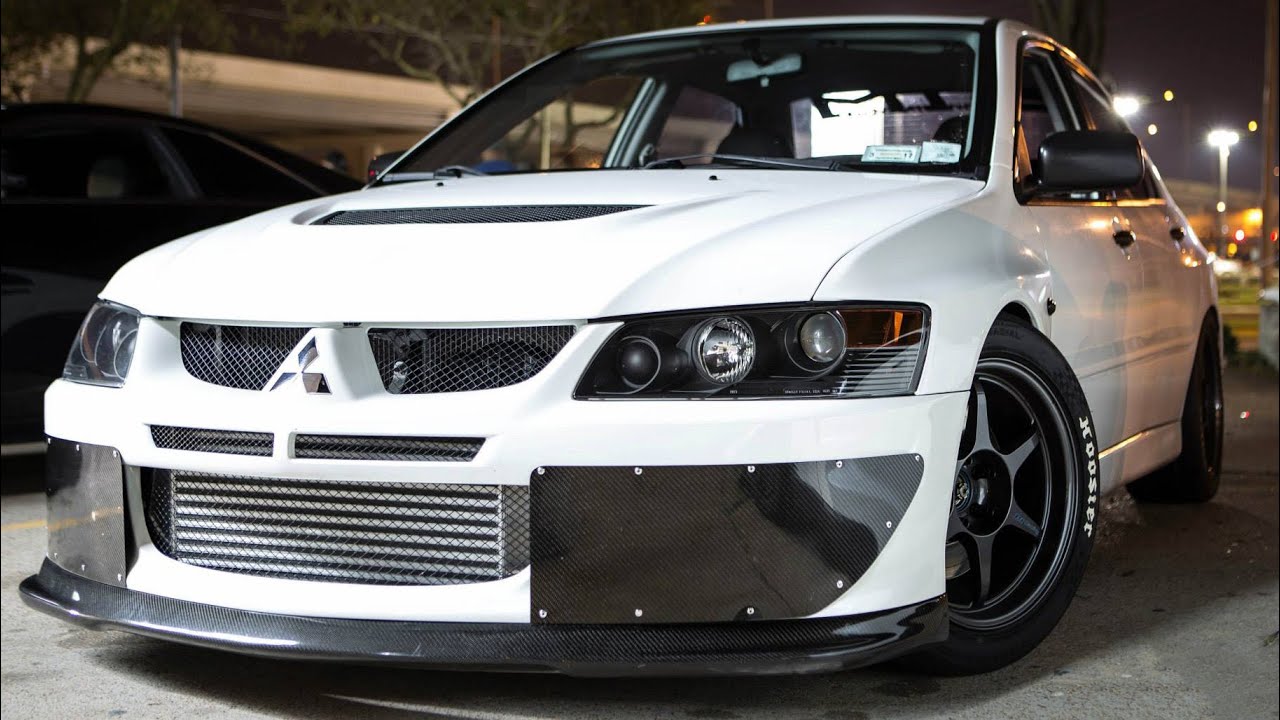 1000hp Mitsubishi EVO vs 1300hp CORVETTE! - YouTube