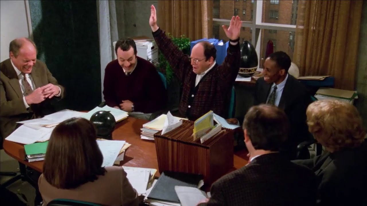 George tries Showmanship Pt. 1 | Seinfeld S9x16 | Seinfeld | Bits of ...