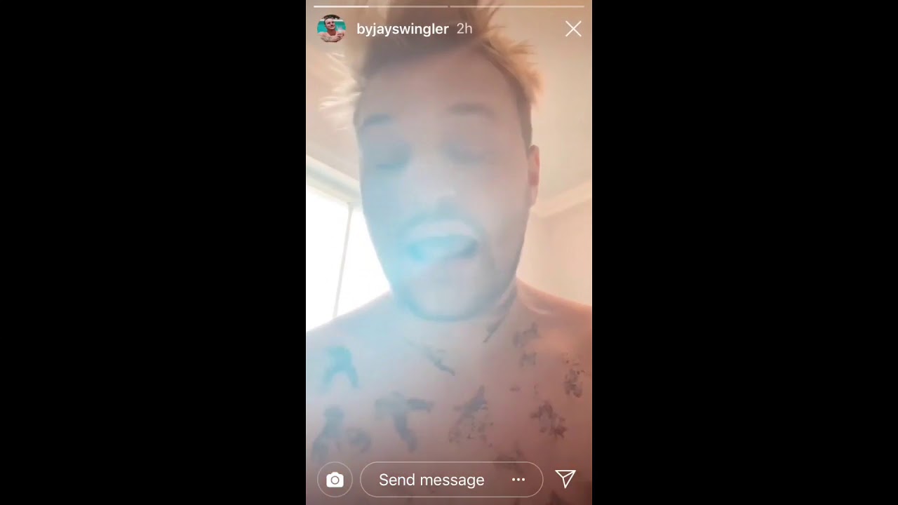 JAY SWINGLER FROM TGF BRO SHOWS OF HIS WEIRD BATH ROUTINE ON HIS ...