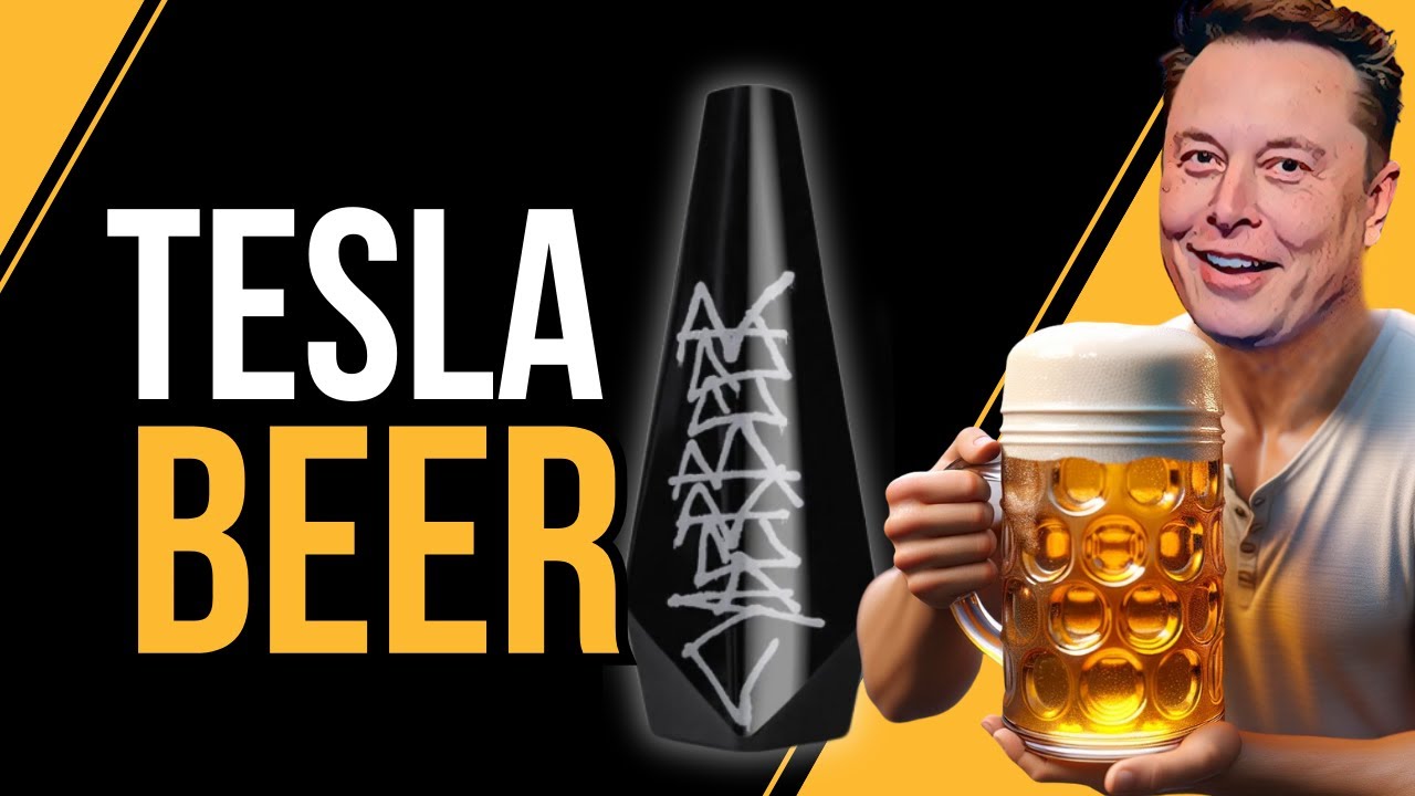 Elon Musk Launches $150 Tesla Beer - YouTube