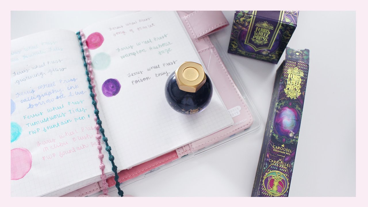 Ferris Wheel Press Fountain Pen Ink Haul | Poison Envy | Ana Jolene ...