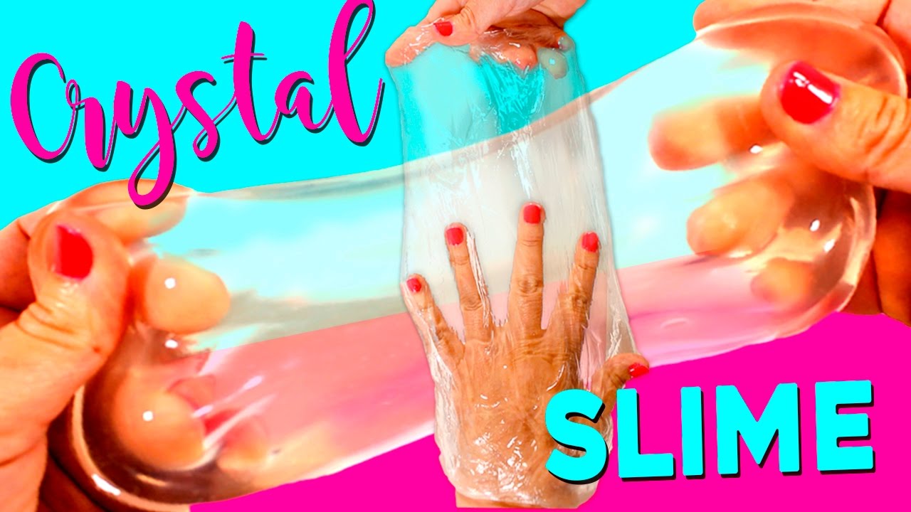 CRYSTAL Clear SLIME! 💎 Super EASY crystal SLIME or LIQUID thinking ...