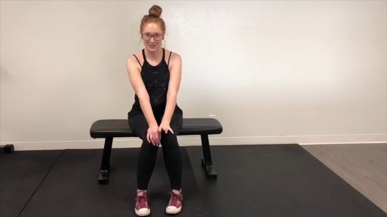 Exercise Demo: Seated Piriformis Stretch - YouTube