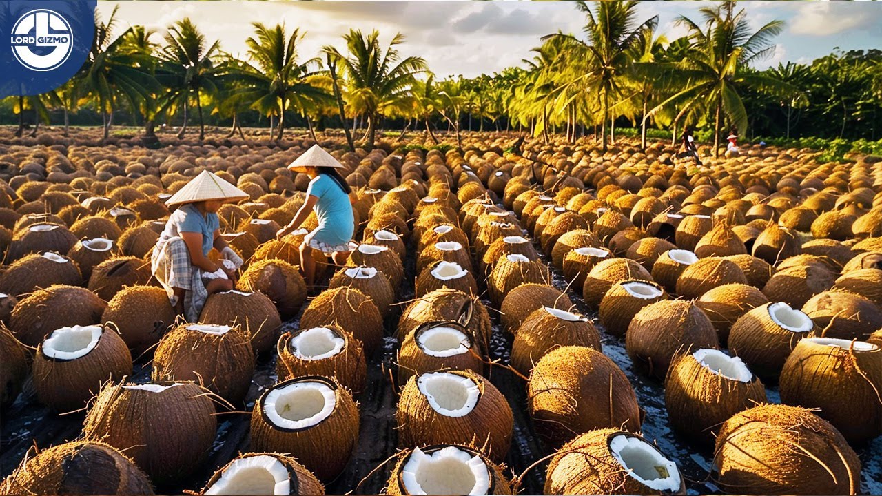 Coconut Oil Production: Inside a Coconut Factory: From Harvest to Oil ...
