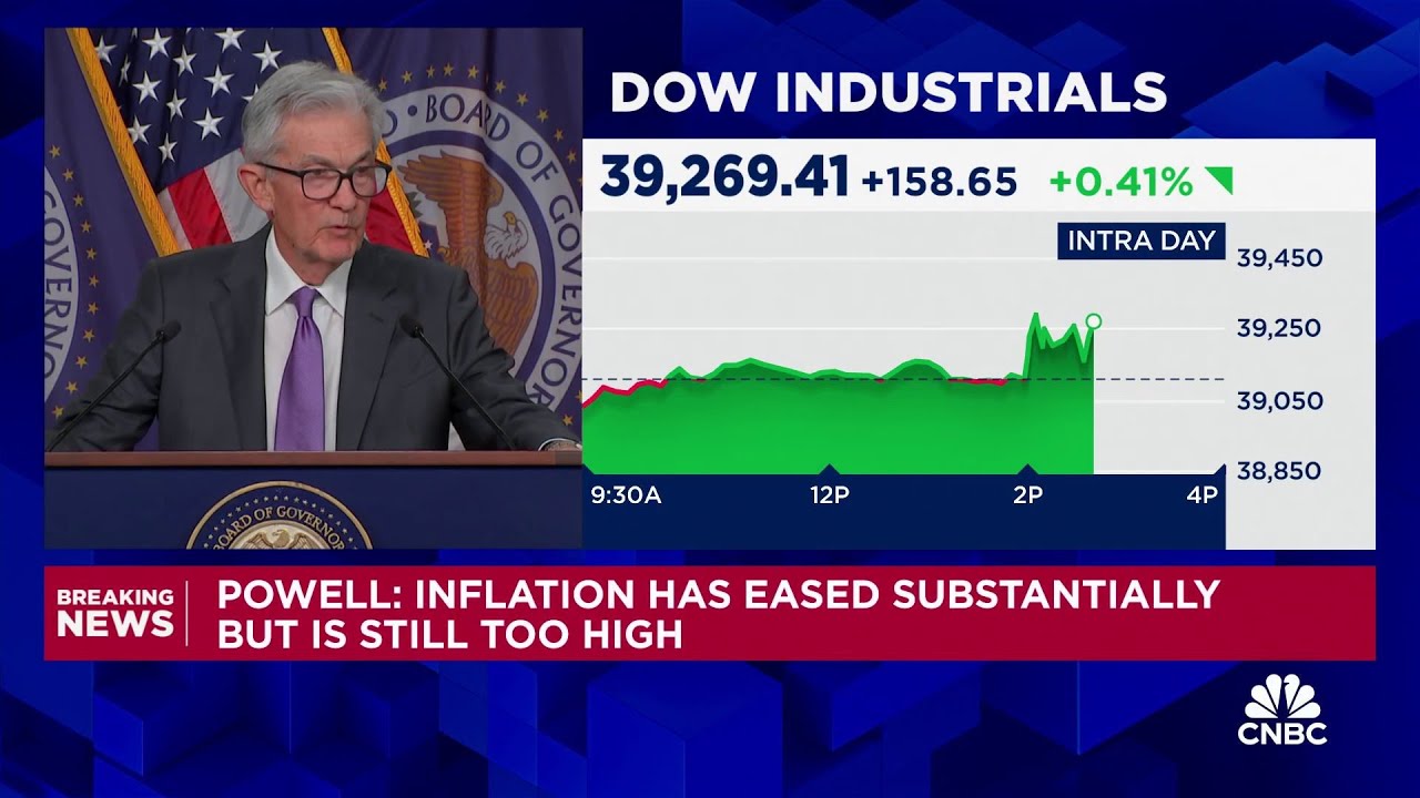 Fed Chair Powell: We're continuing to make good progress on bringing inflation down - YouTube