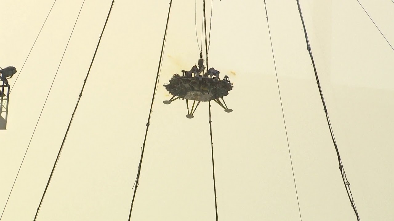 China Tests Mars Lander On a Tether - YouTube
