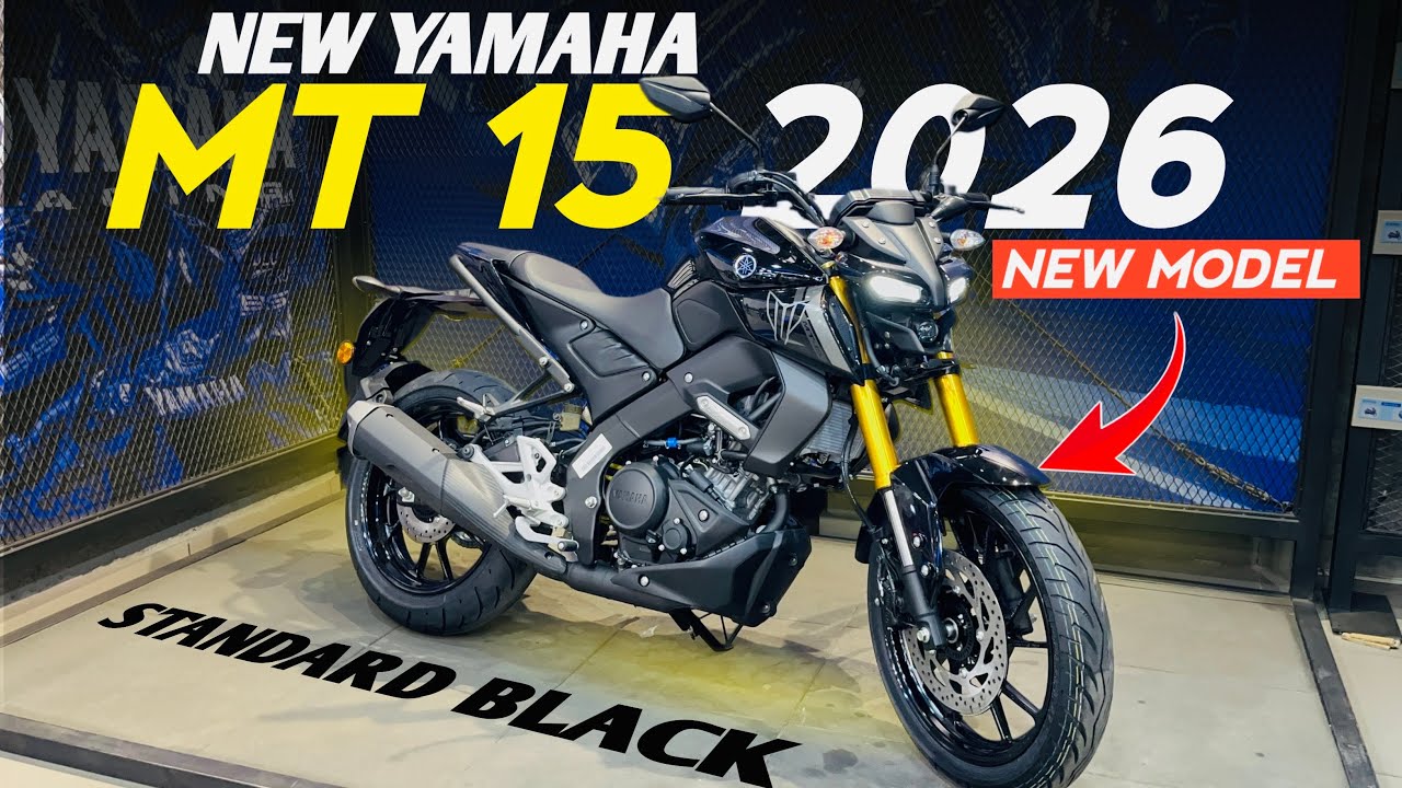 Yamaha Mt 15 2026 New Updated Model Standard Black GST Price On Road ...