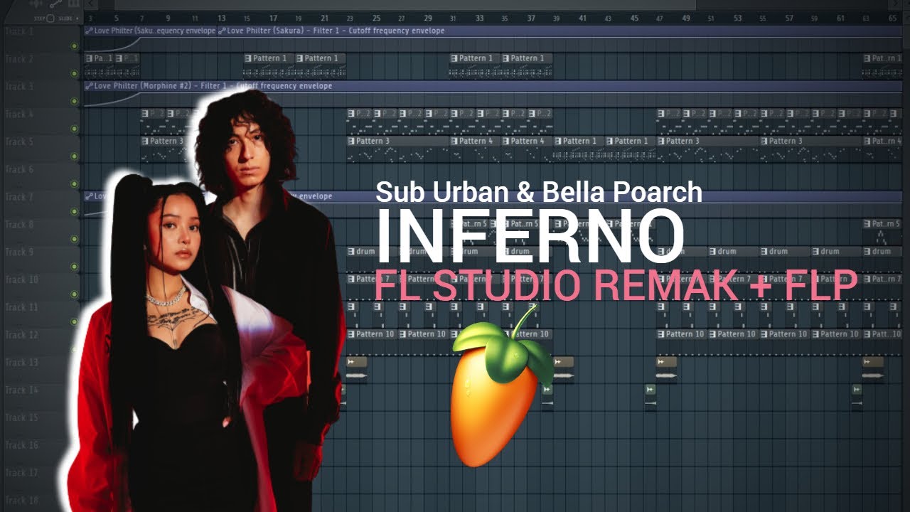 Bella Poarch, Sub Urban - INFERNO ( FL STUDIO REMAKE ) + Free FLP - YouTube
