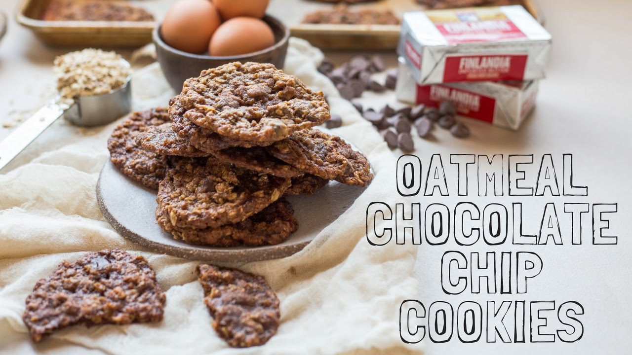 Oatmeal Chocolate Chip Cookies with Nicole Gaffney - YouTube