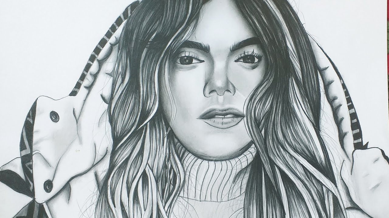 Dibujo de "Carol G" a lapiz muy fácil - YouTube