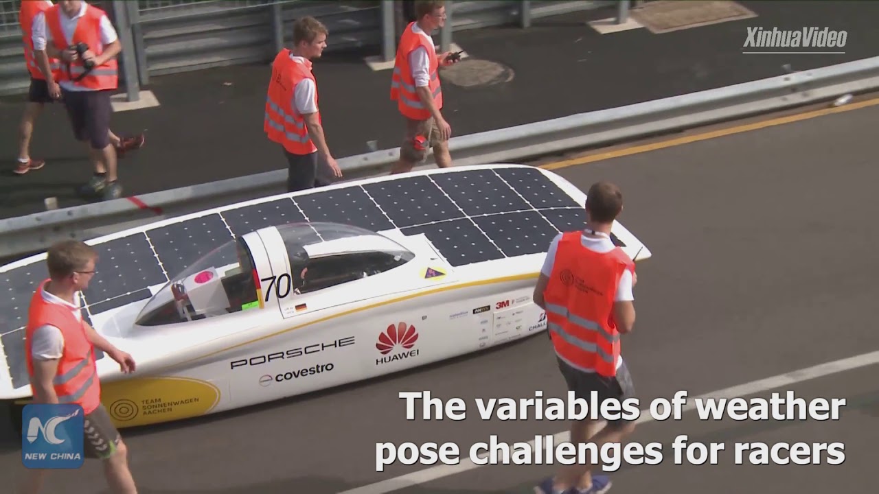Solar cars race in Down Under - YouTube