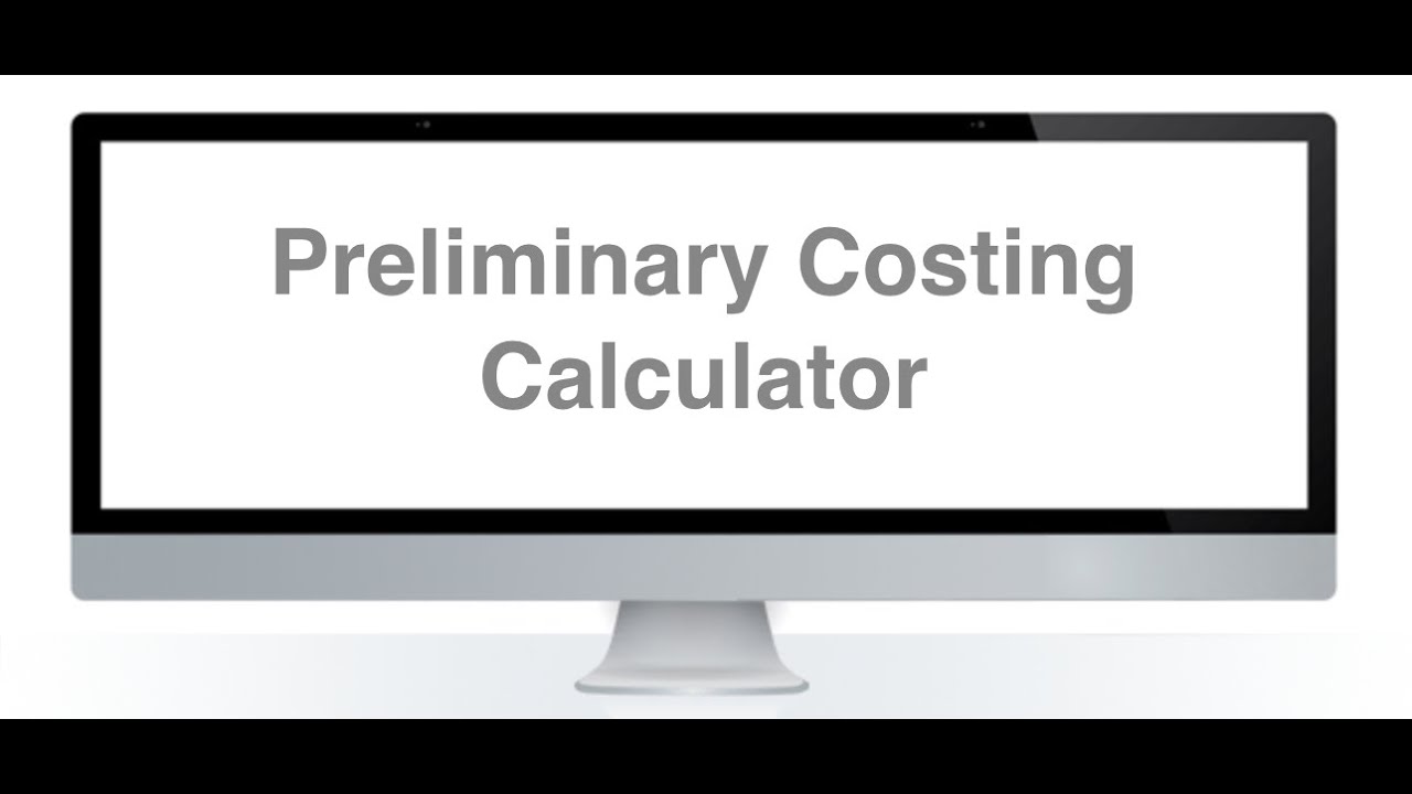 Preliminary Costing and Costing in odoo - YouTube