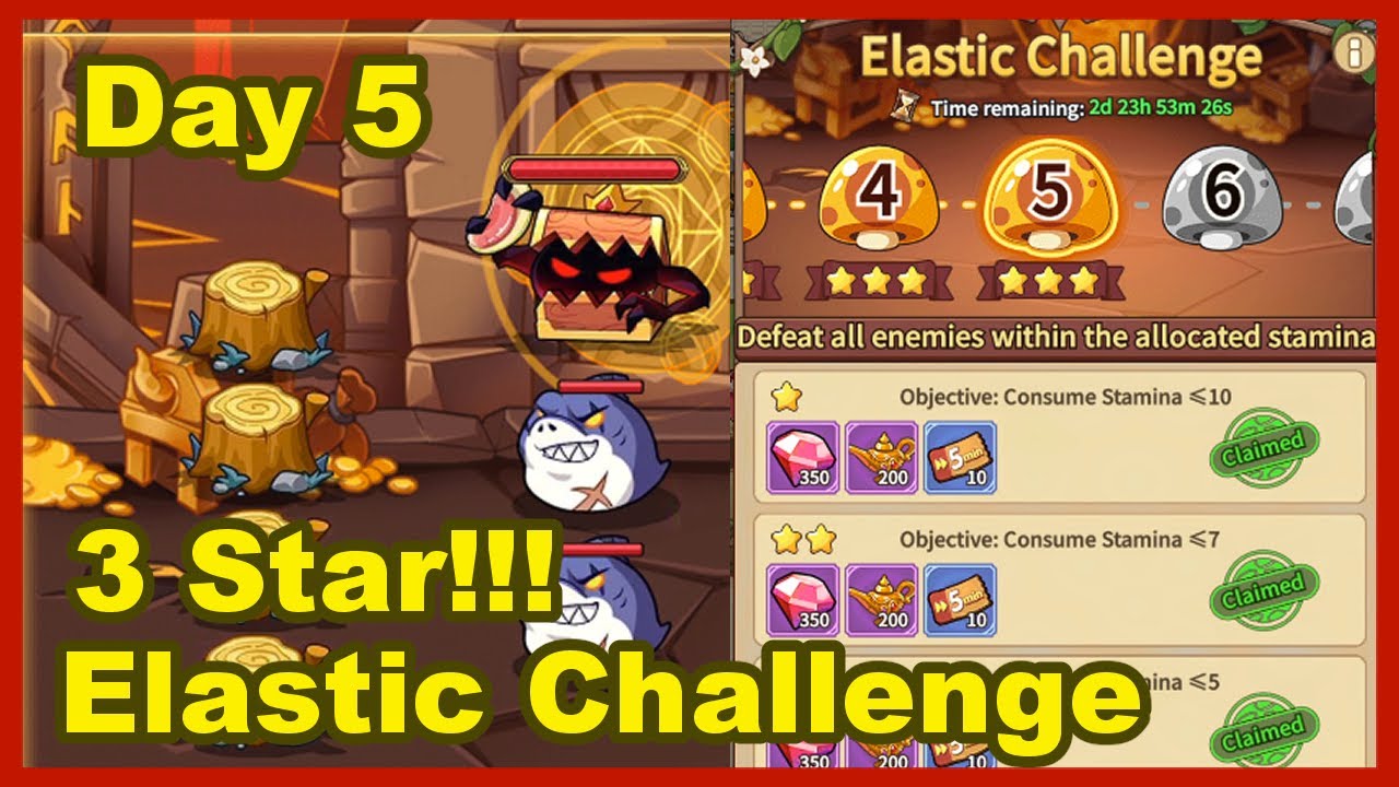 How To Get 3 Star Elastic Challenge Day 5 - YouTube