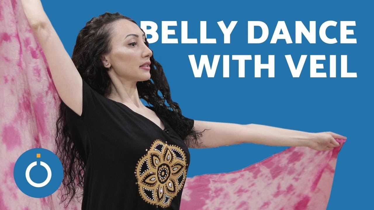 How to BELLY DANCE with a VEIL - Tutorial - YouTube