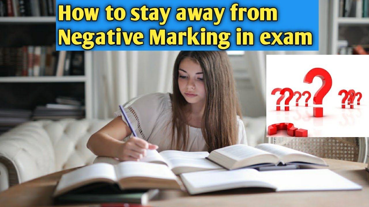 How to avoid negative marking in competition exam | Negative marking ...