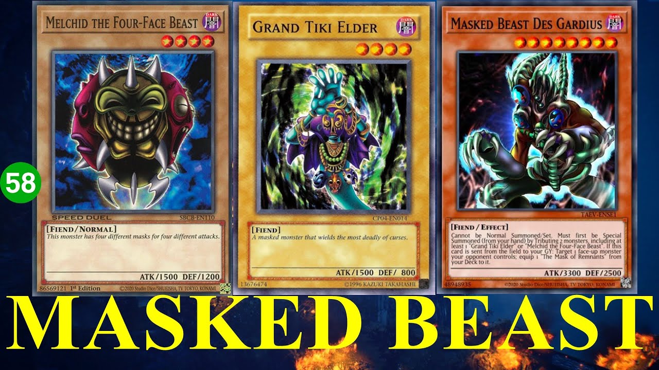 58. Yu-Gi-Oh (YUGI): Quái thú MẶT NẠ. #Masked Beast Des Gradius - YouTube