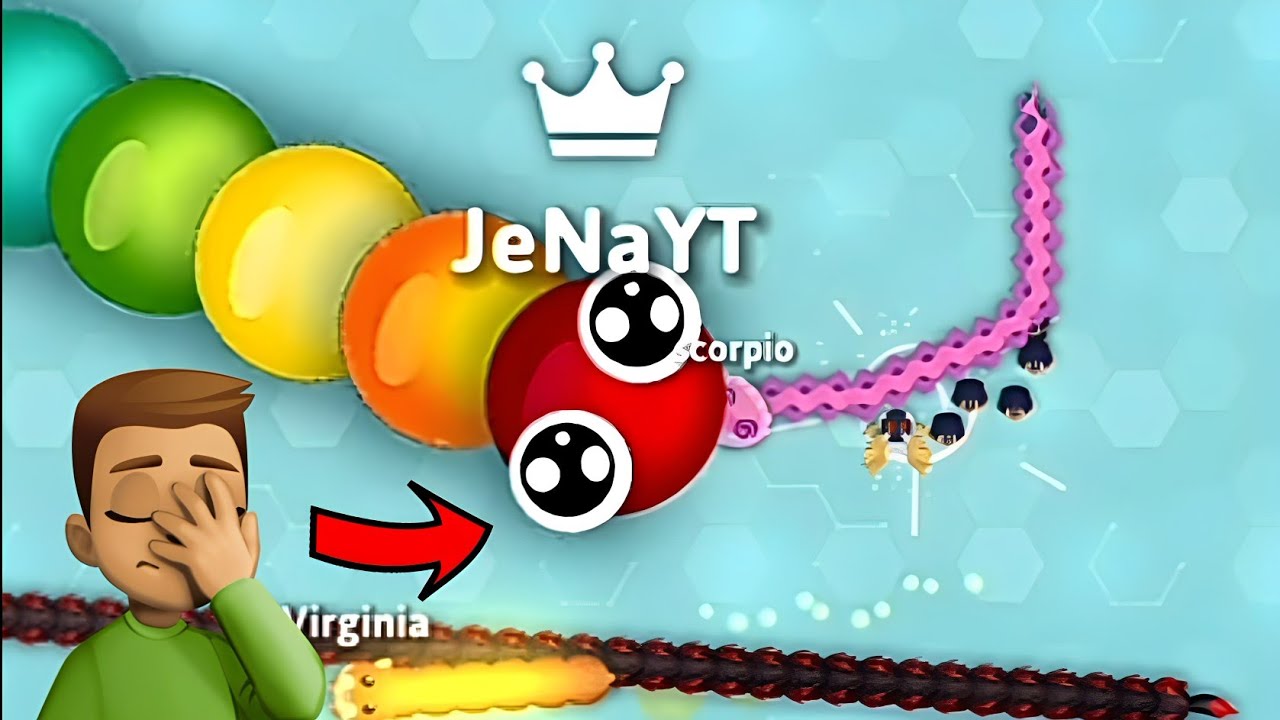 BIGGEST SNAKE DYING LIKE A NOOB IN SNAKE. IO! - YouTube