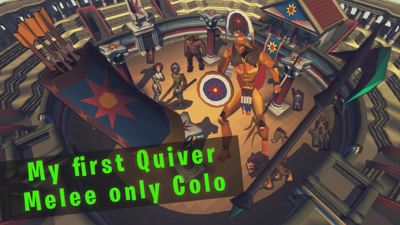 My first Quiver OSRS Fortis Colosseum - Melee only Noxious Halberd ...