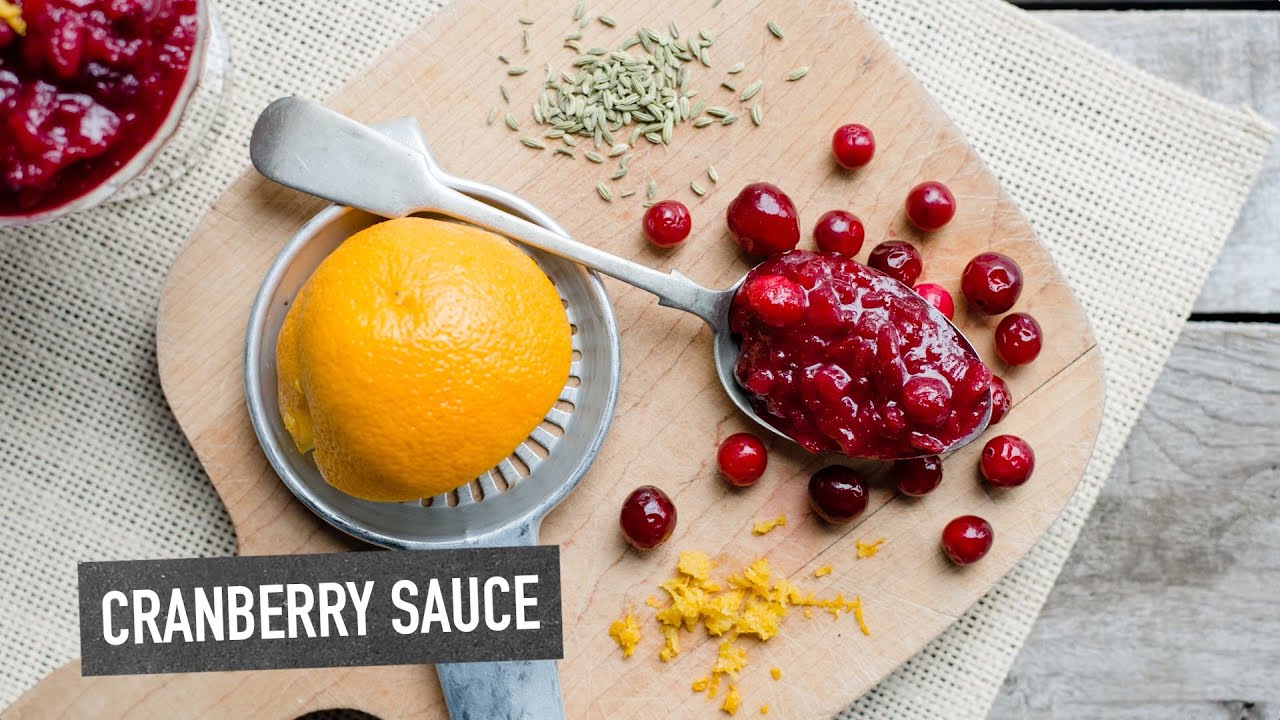 How to Make Cranberry Sauce with Chef Dale MacKay | Recipe - YouTube