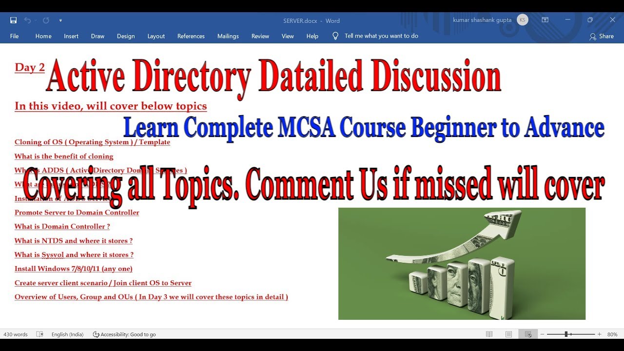What is Active Directory | What is NTDS | What is Sysvol | In Hindi ...