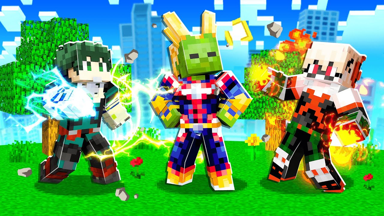 MY HERO ACADEMIA MOD in Minecraft! - YouTube