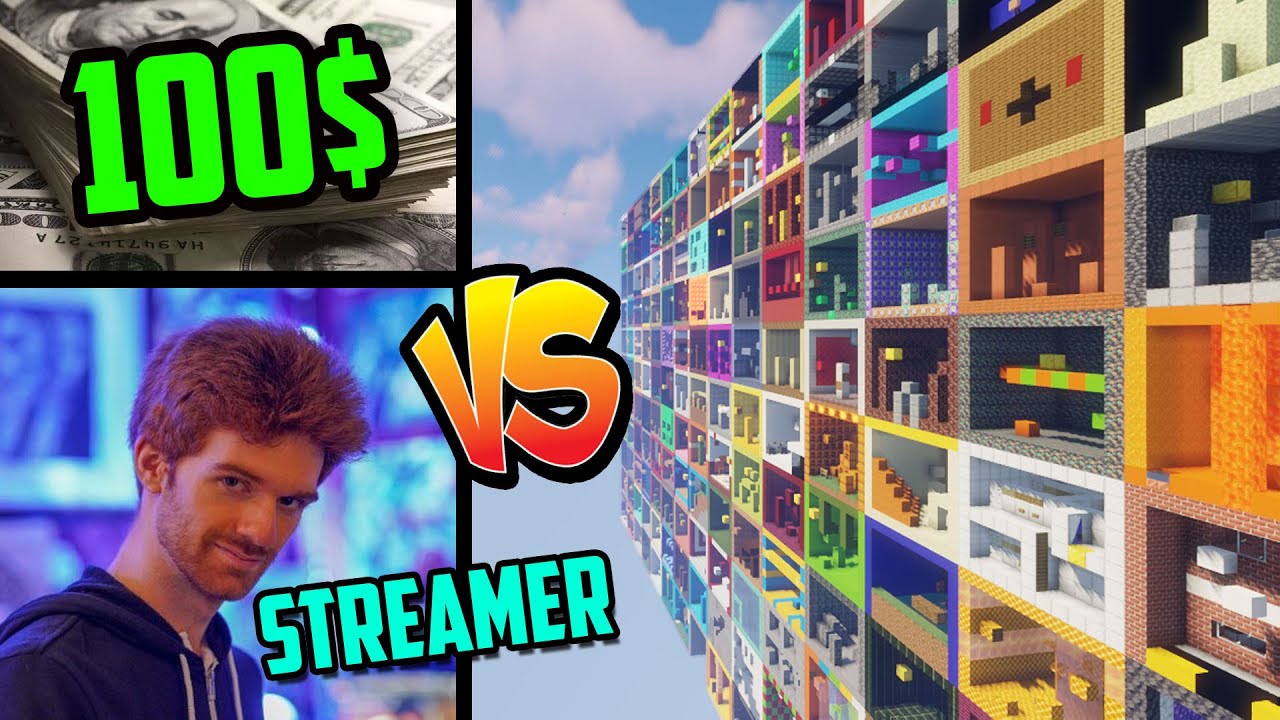 50 STREAMERS COMPITEN EN PARKOUR POR 100 DOLARES!! - YouTube